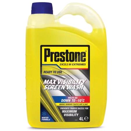 Prestone Max Visibility Screenwash 4l - (Winter) | MicksGarage