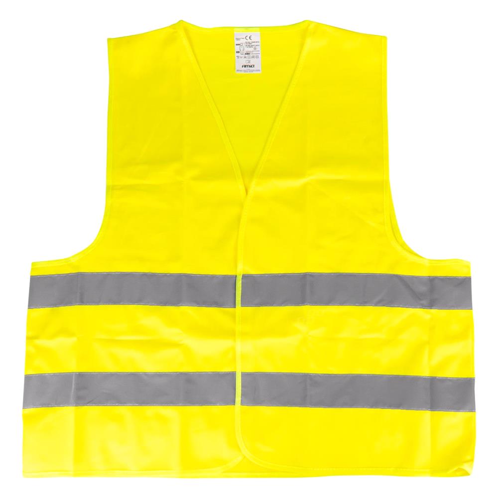 Yellow Hi Vis Vest With Safety Certificate - Xl | MicksGarage
