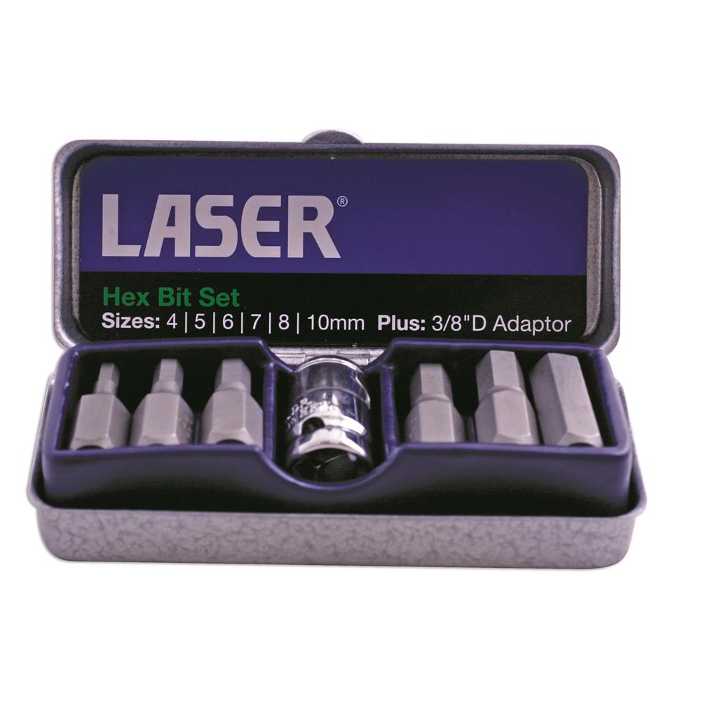 Laser 0593 Hex Bit Set - 7 Piece | MicksGarage