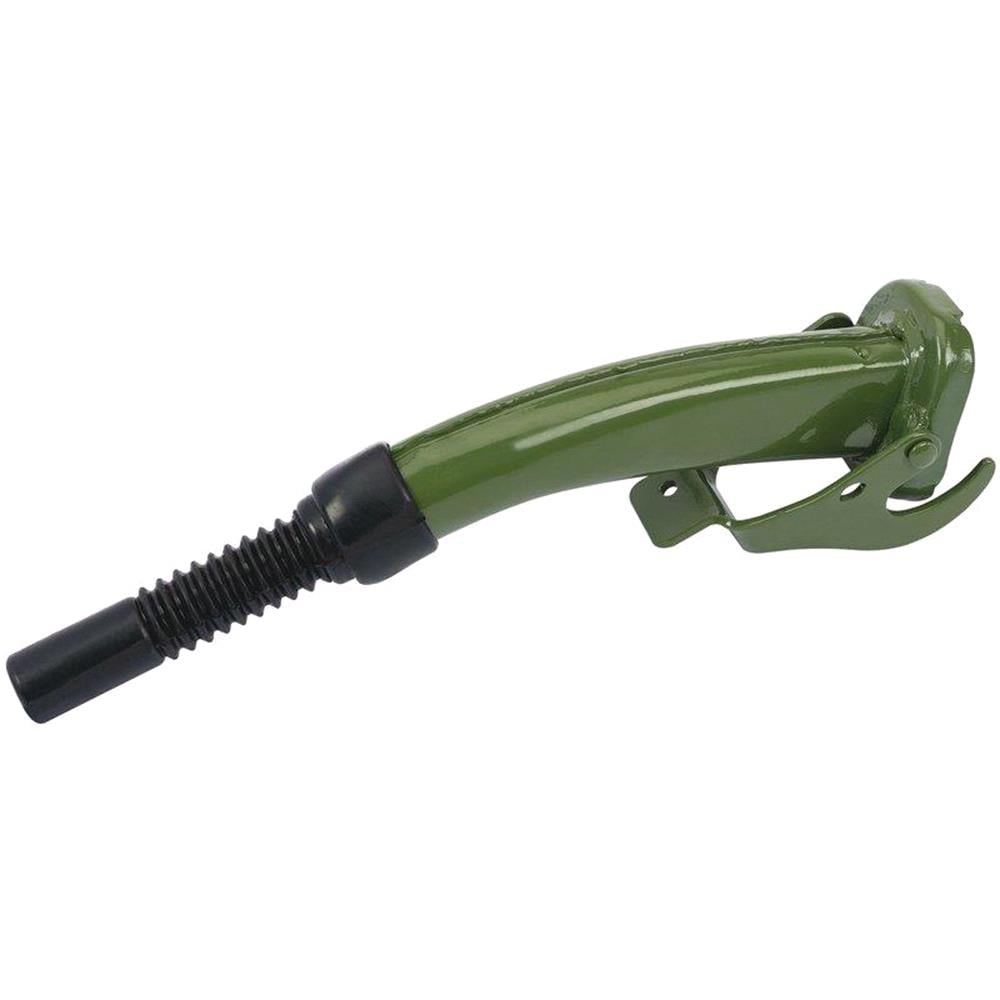 Draper 07826 Green Steel Spout For 5 - 10 - 20l Fuel Cans | MicksGarage