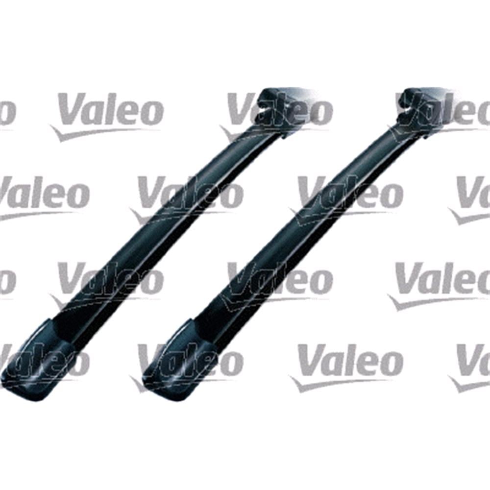 Valeo Vf399 Silencio Flat Wiper Blades Front Set (600 / 500mm - Pinch ...
