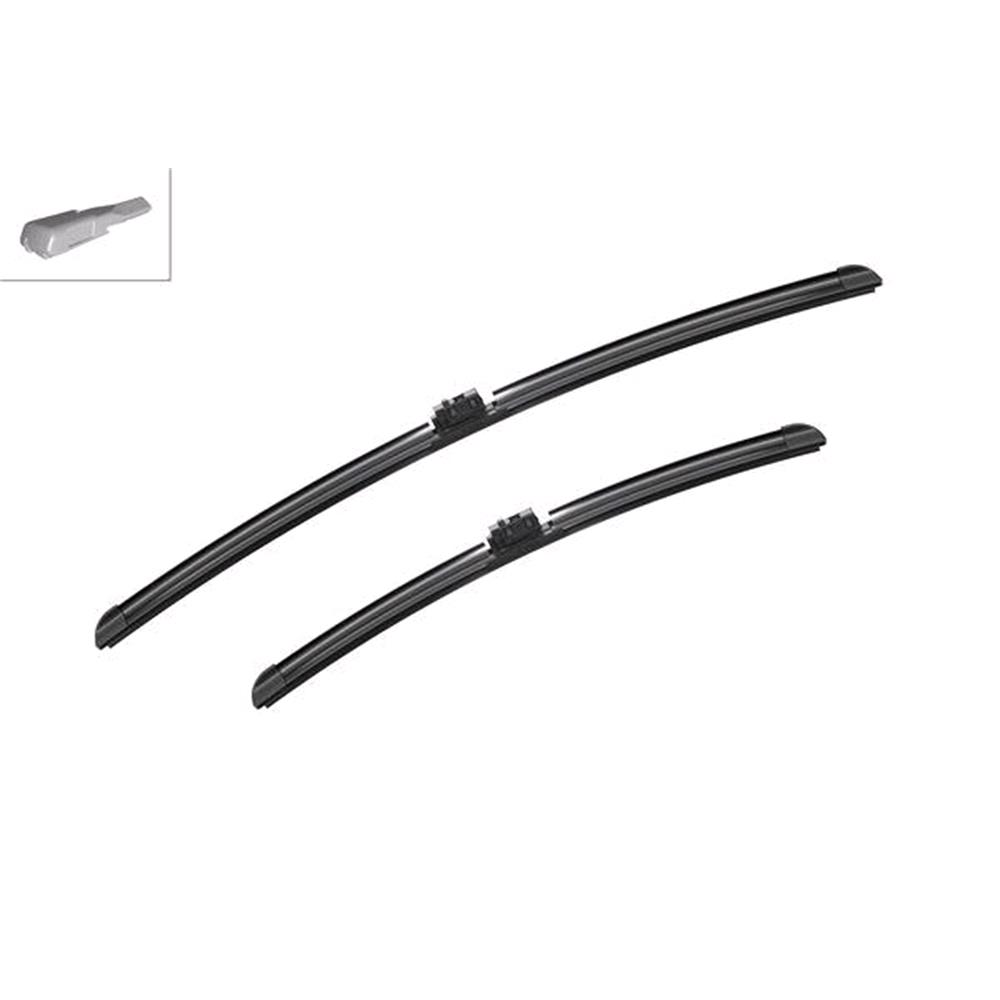 Bosch A207s Aerotwin Flat Wiper Blade Front Set (650 / 475mm - Mercedes ...