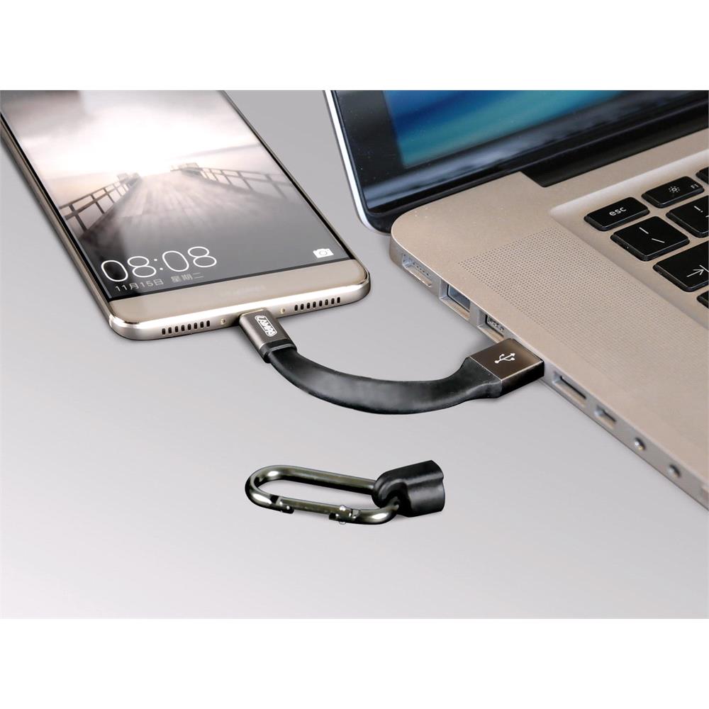 Usb C Keychain Charging Cable - 10 Cm | MicksGarage