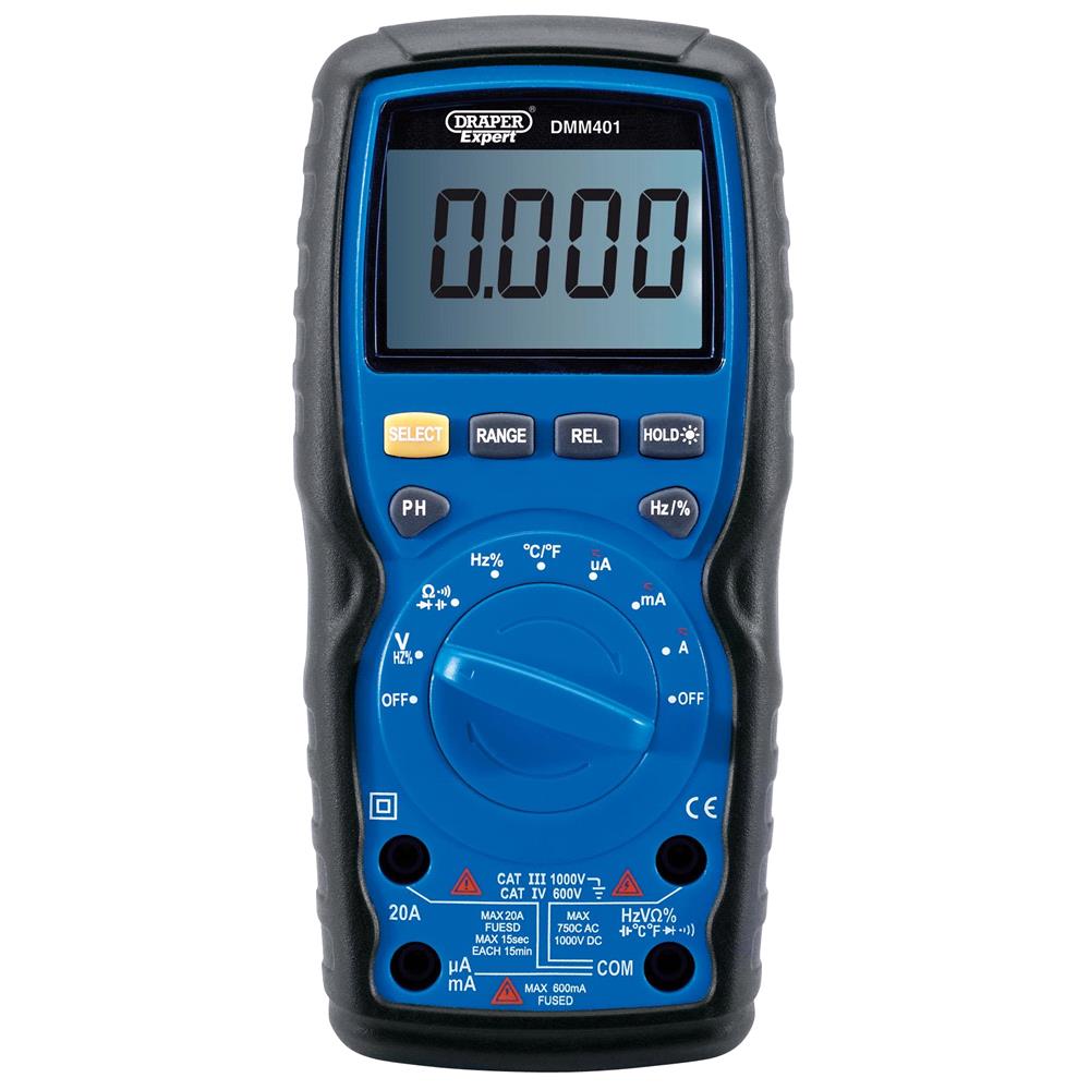 **Discontinued** Draper Expert 41824 Digital Clamp Meter (Auto ...