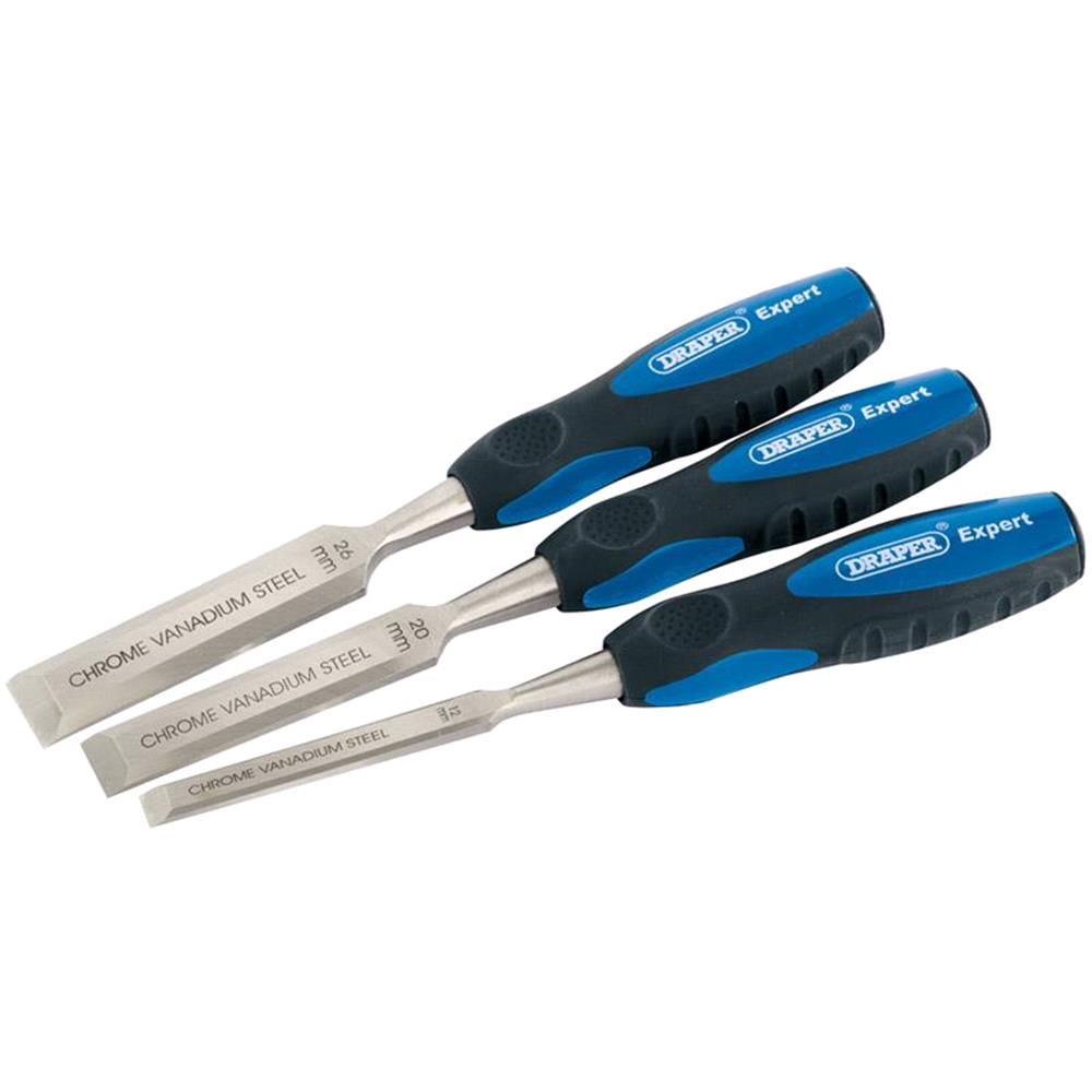 Draper Expert 45865 150mm Chisels With Bevel Edges (3 Piece) | MicksGarage