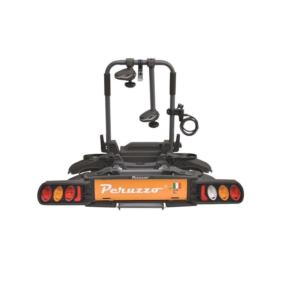 Peruzzo Pure Instinct Black Tow Bar Mounted Bike Rack (Wheel Support ...