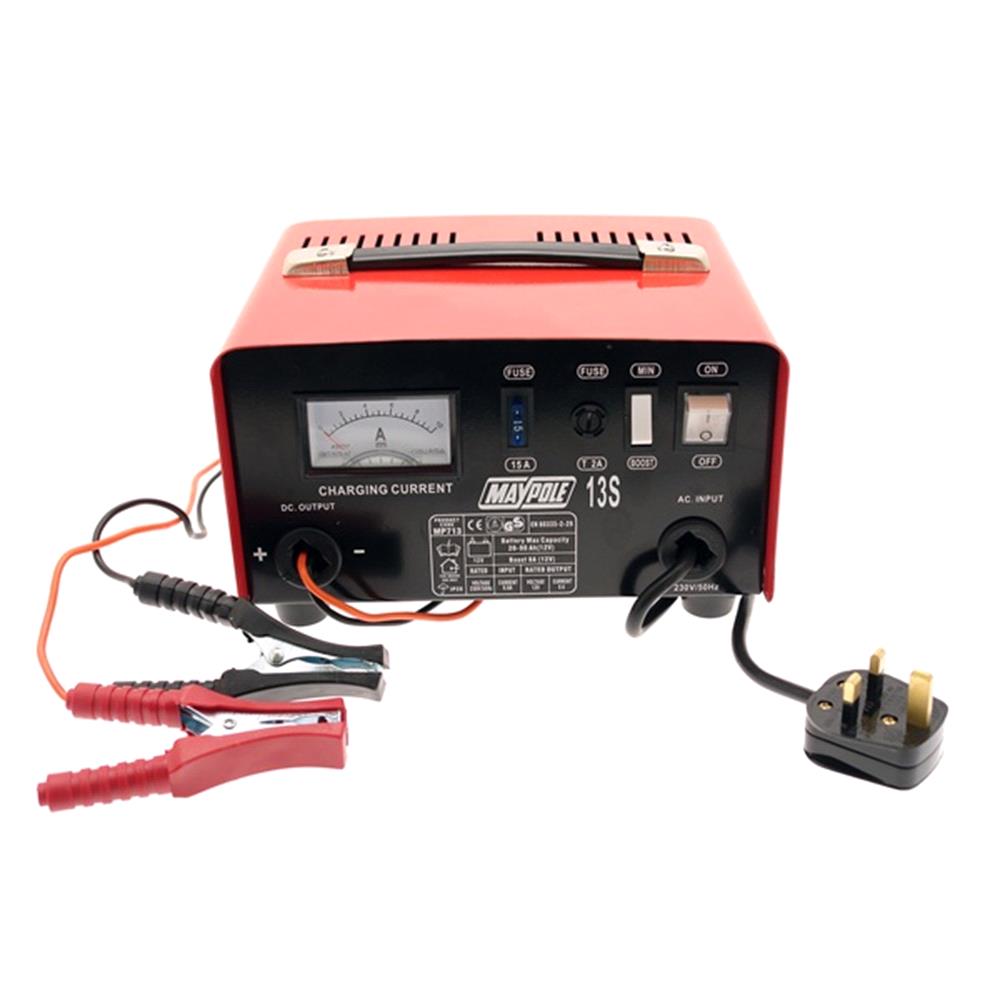 Maypole 12v 8a Metal Battery Charger | MicksGarage