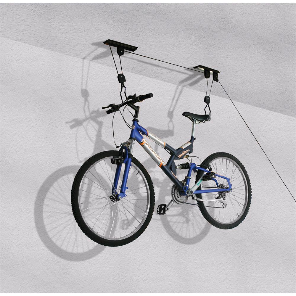 Bike Lift, Space - saver System | MicksGarage