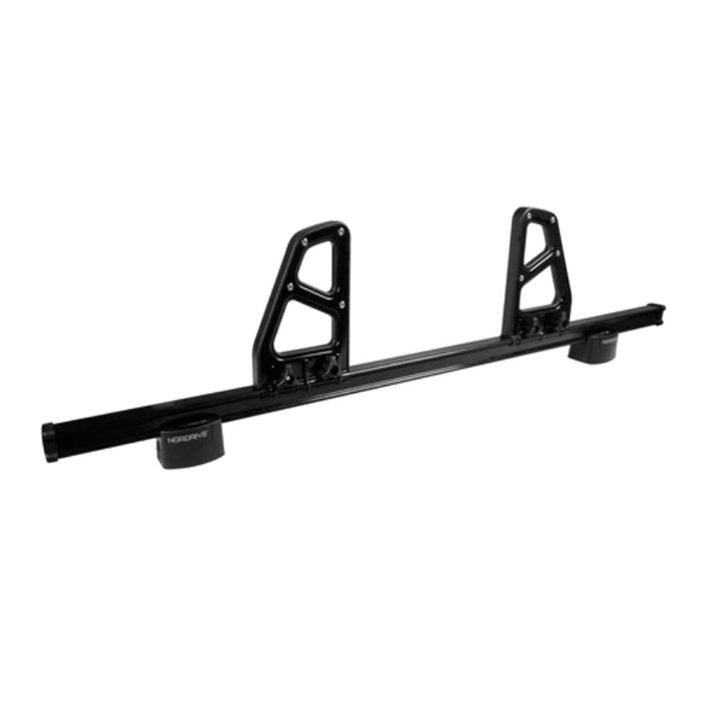 Pair Of Load Stops For Nordrive Black Steel Roof Bars - 23 Cm | MicksGarage
