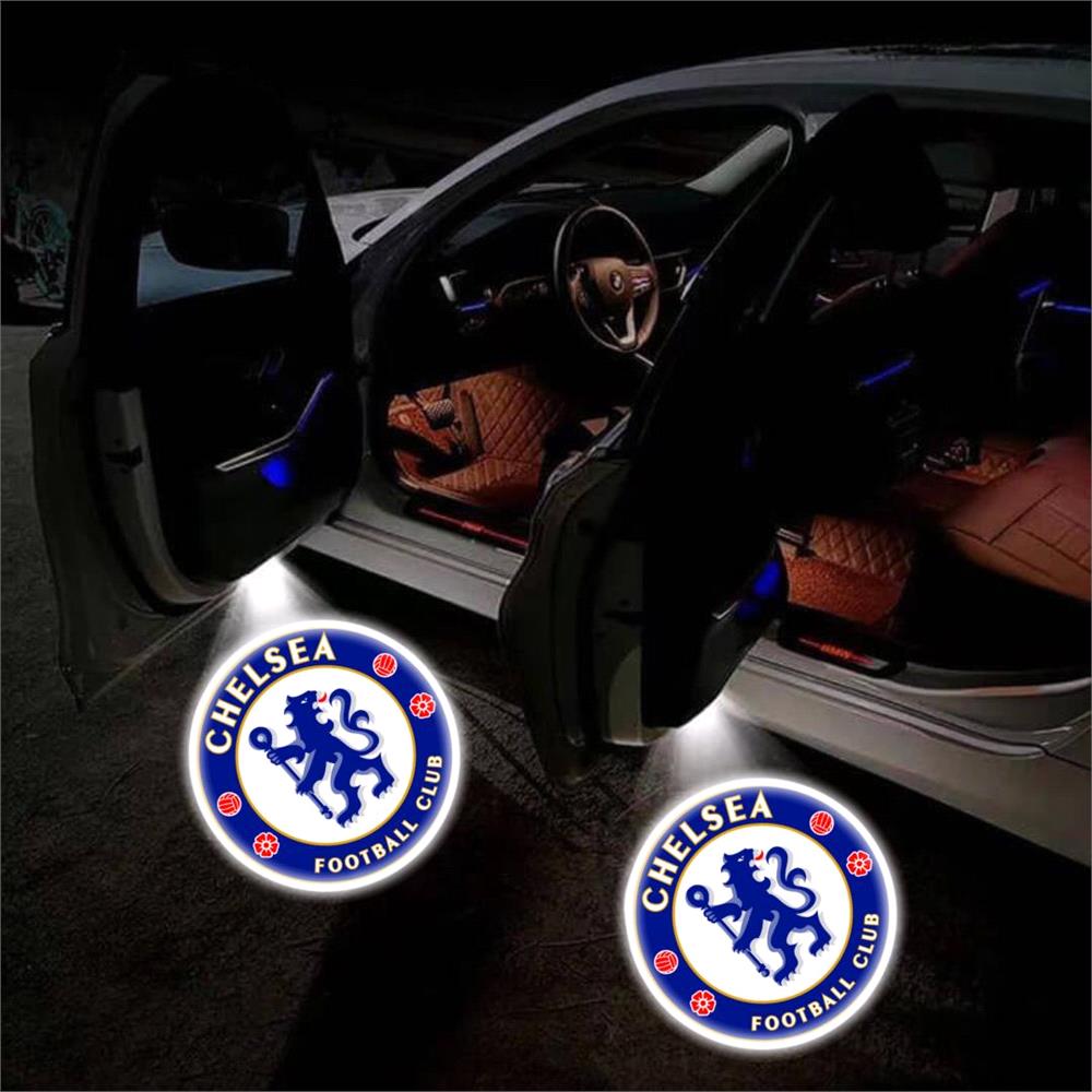 Chelsea Fc Car Door Led Puddle Lights Set (X2) - Wireless | MicksGarage