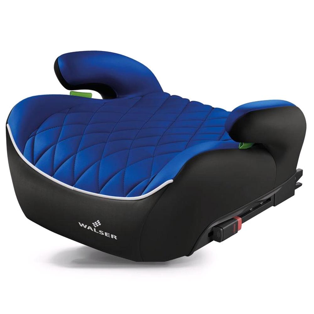 Walser Andy Child Car Booster Seat With Isofix - Black Blue | MicksGarage