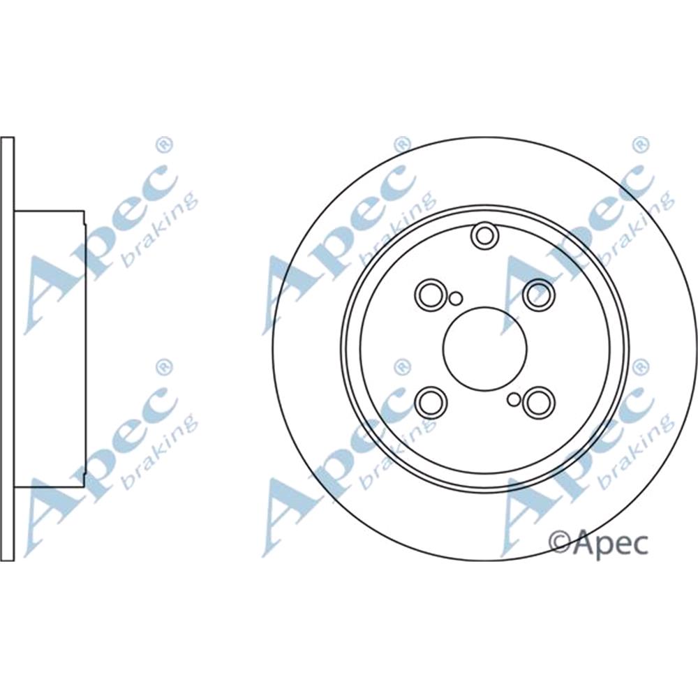 Brake Discs For Toyota Corolla From 2001 To 2007 | MicksGarage