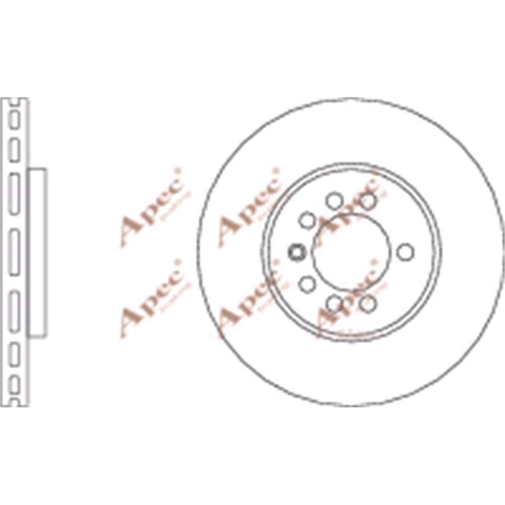 Brake Discs For Opel Astra H Saloon Front Axle From 2007 To 2009 ...