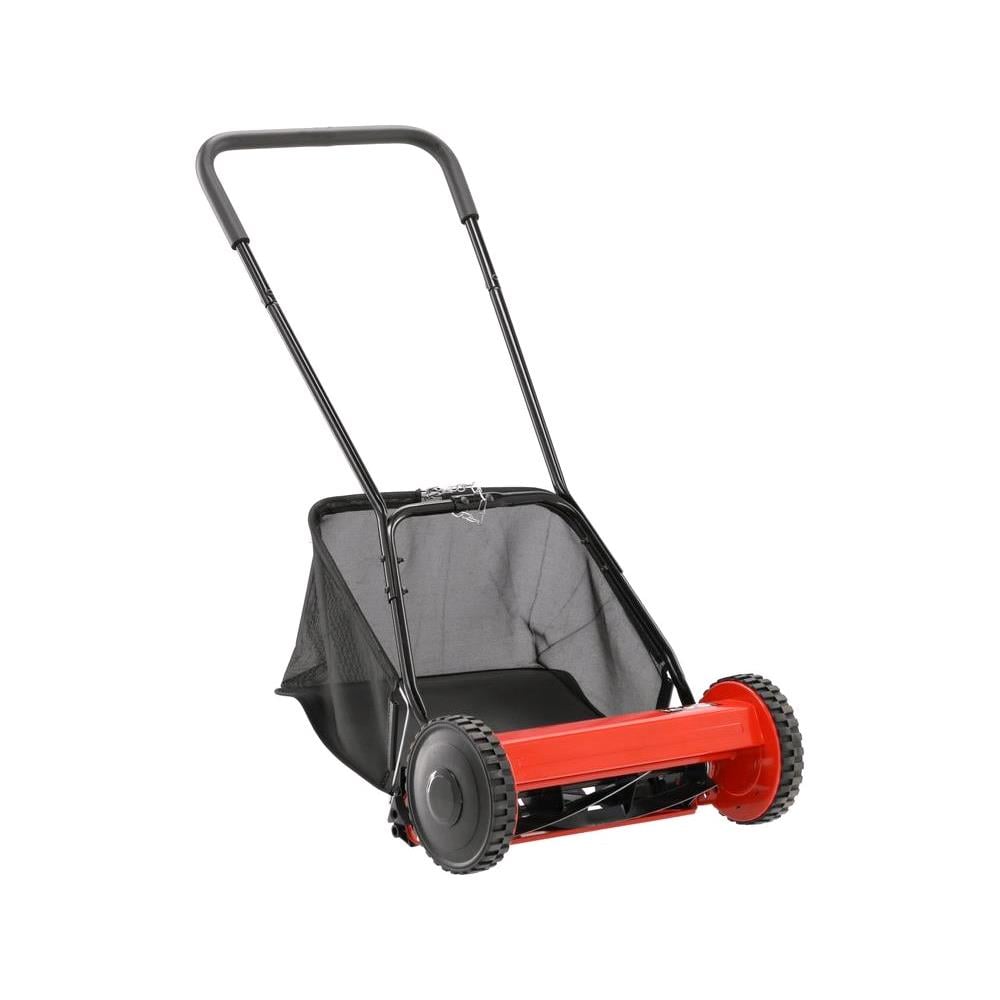 Hand Push Lawn Mower 400mm - 27l Grass Catcher | MicksGarage