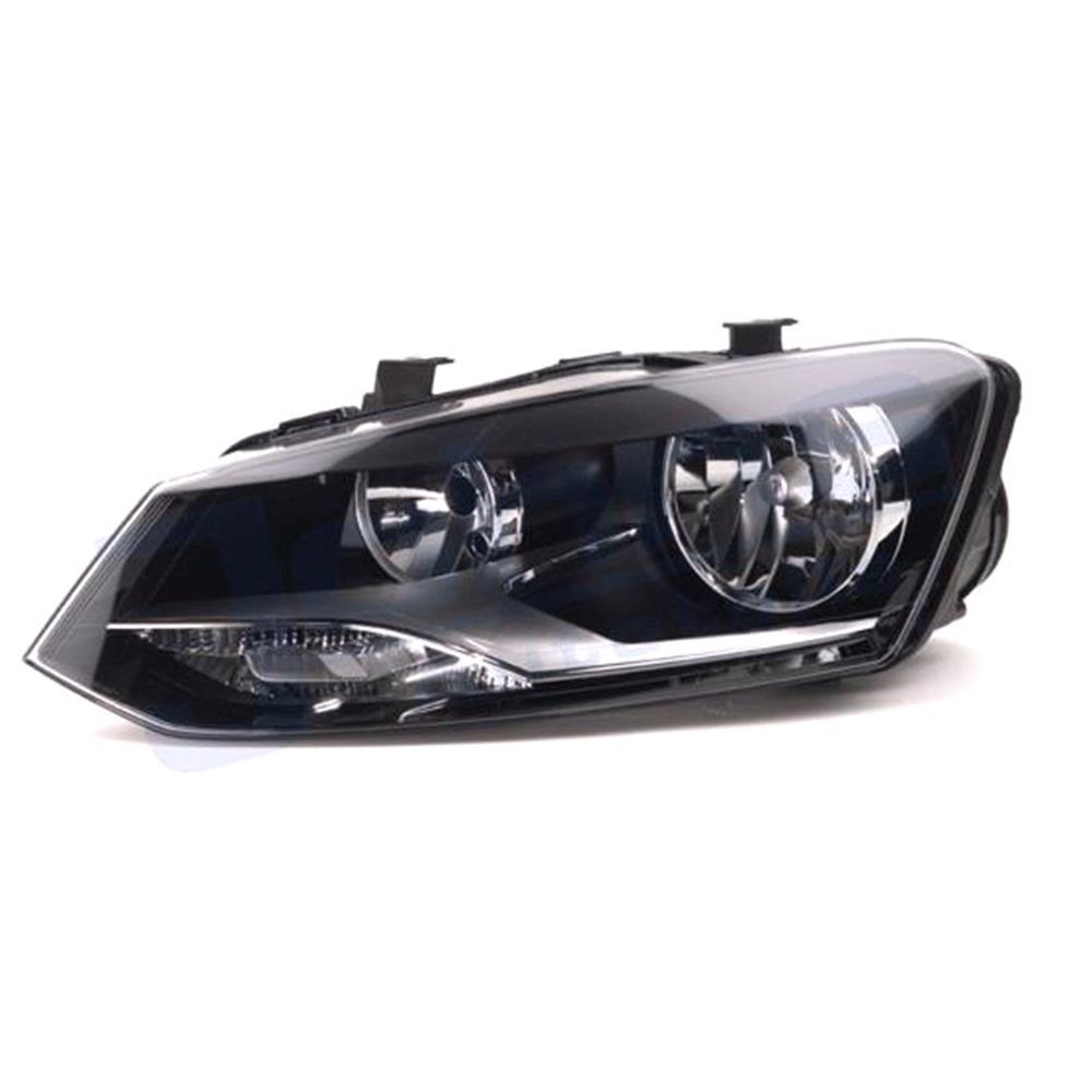 Left Headlamp (Twin Reflector, Halogen, Takes H7/h7 Bulbs, Supplied ...