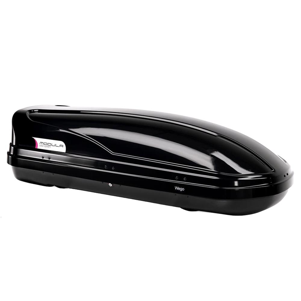 Modula Wego 450l Black Roof Box, Double - side Opening System | MicksGarage
