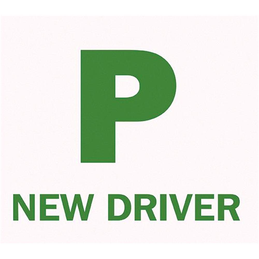 Pair Of Green P Plates | MicksGarage