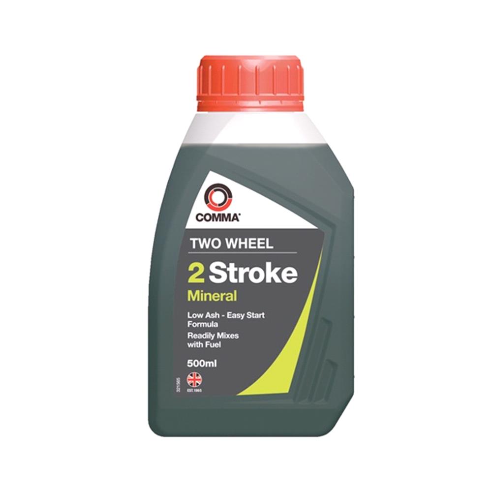 Comma 2 Stroke Mineral Engine Oil. 500ml | MicksGarage