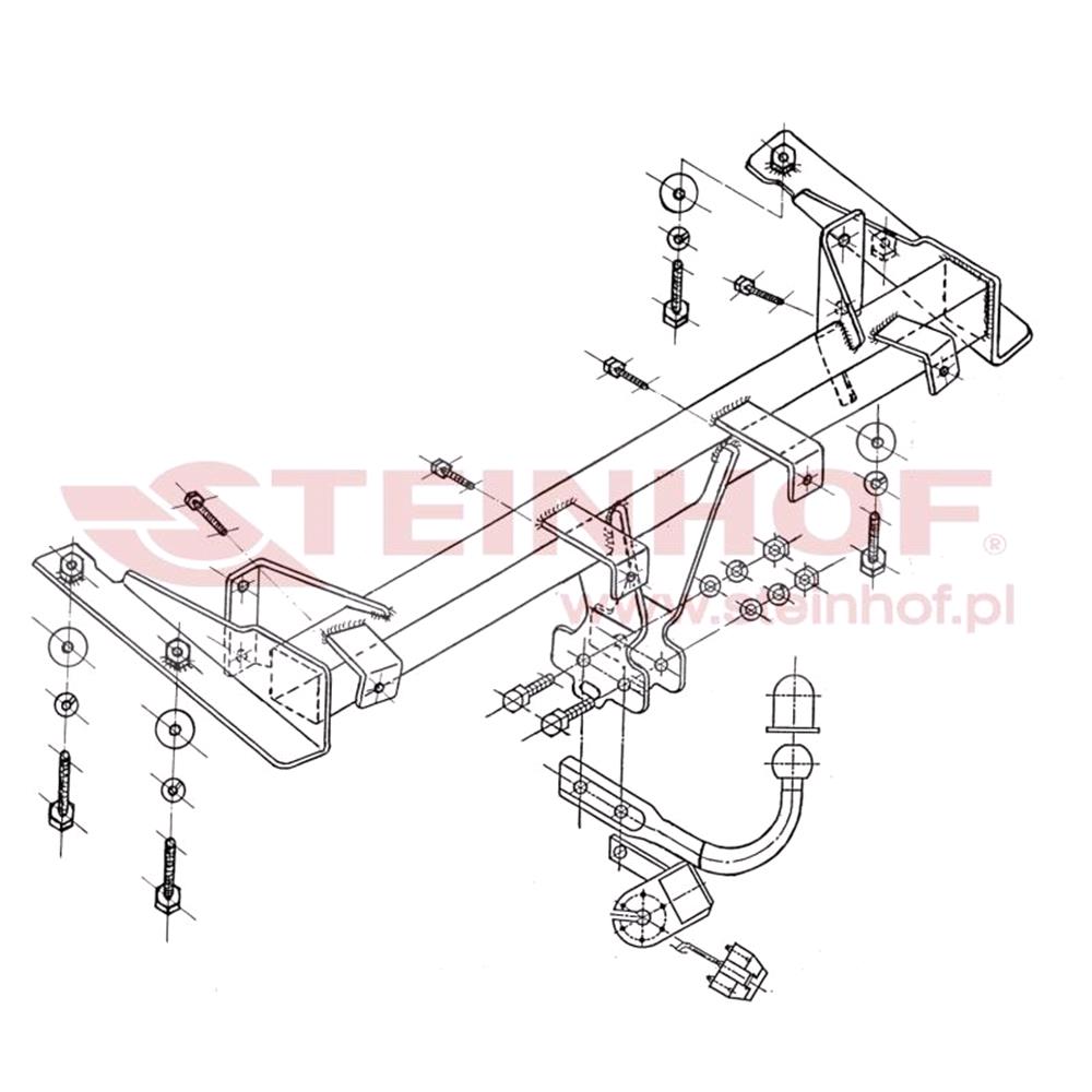 Tow Bars And Hitches For Volkswagen Caddy Alltrack Estate From 2015 To ...