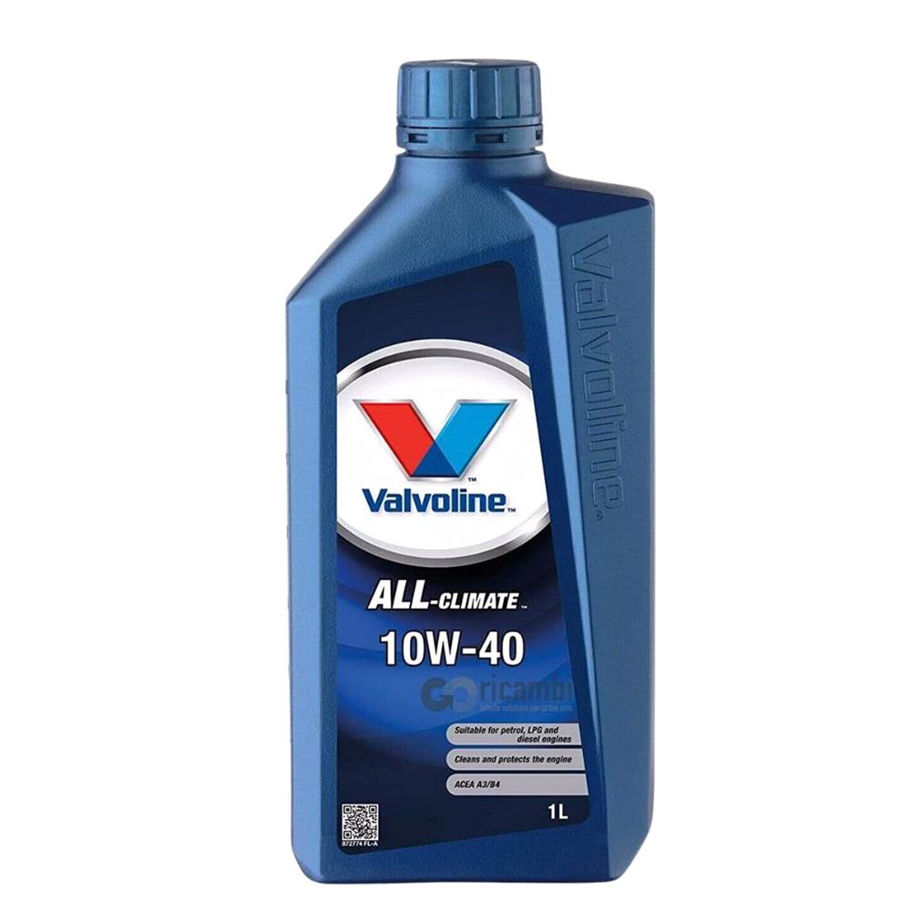 Valvoline All Climate A3/b4 10w - 40 Engine Oil - 1 Litre | MicksGarage