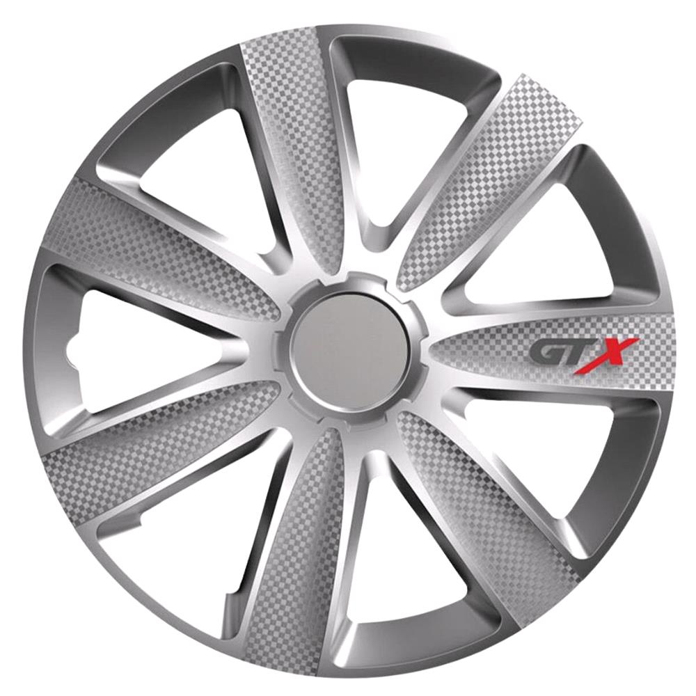 Gtx 14 Inch Wheel Trims Set - Carbon Silver | MicksGarage