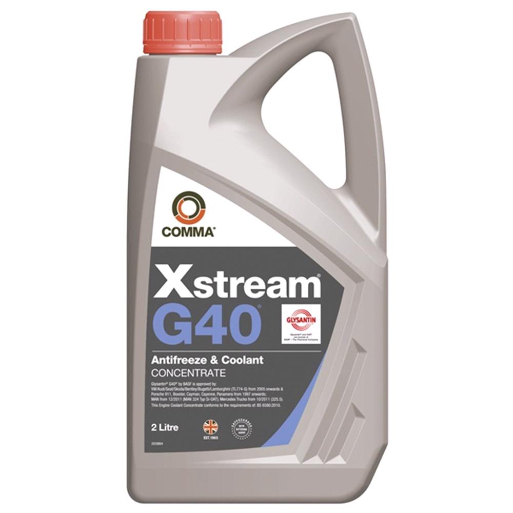 Comma Xstream G40 Antifreeze & Coolant - Concentrated - 2 Litre ...